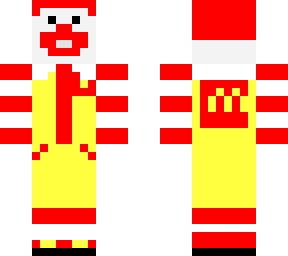 ronald mcdonald | Minecraft Skins