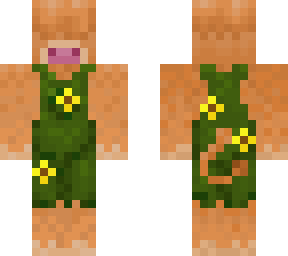 sunflower highland cow | Minecraft Skin