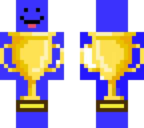 The Ultimate Trophy Man (with face) | Minecraft Skin