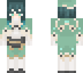 genshin impact venti the bard | Minecraft Skins