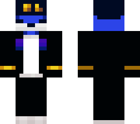 Blue Fox Fundy Edition Minecraft Skin
