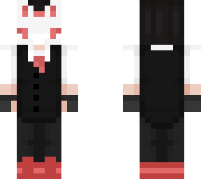 KItsune Mask Waistcoat | Minecraft Skin