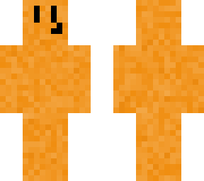 Retro smiley [ORANGE smirk] | Minecraft Skin