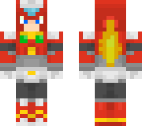 Megaman Zero Minecraft Skins