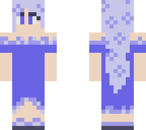 Bluebell themed dress | Minecraft Skin
