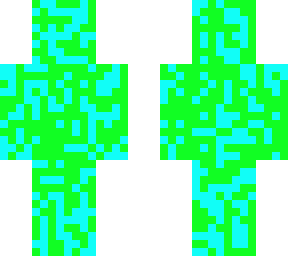 Charged green screen | Minecraft Skin