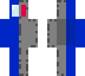 cyber blue remake (among us) | Minecraft Skin