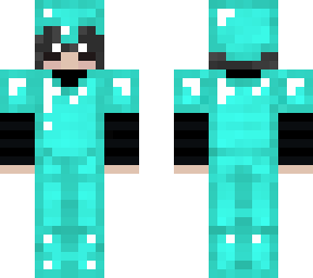diamond armor cute girl | Minecraft Skin