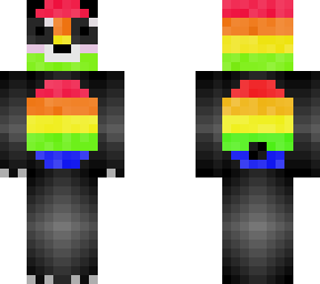 rainbow panda | Minecraft Skins
