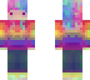 Rainbow Sweater | Minecraft Skin