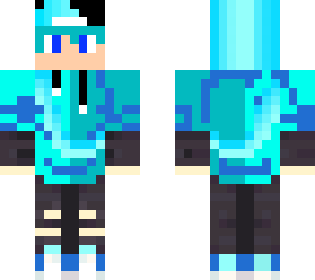 Blue fire | Minecraft Skin