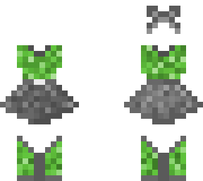 Creeper Skirt Base | Minecraft Skin