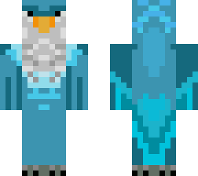 Quaker Parrot (Blue Mutation) | Minecraft Skin