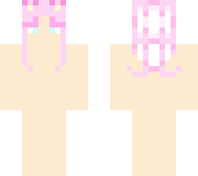 Cute girly girl body base | Minecraft Skin