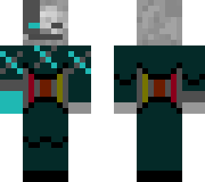 Cyborg Skeleton | Minecraft Skin