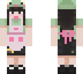 Froggy girl baker edition | Minecraft Skin