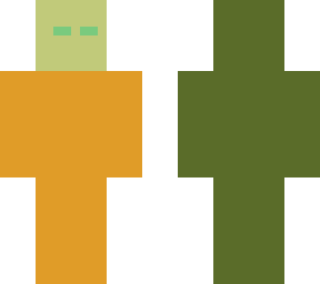 Green golden herobrine | Minecraft Skin