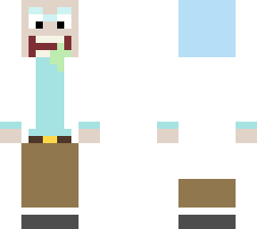 Rick Rickandmorty Morty Cartoon Funny Minecraft Skins
