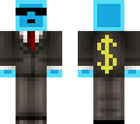 Blue slime sus | Minecraft Skin