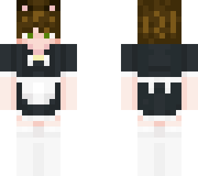 fem cute boy maid | Minecraft Skins