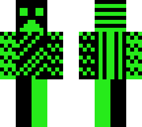 Neo Black Green | Minecraft Skin