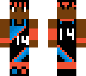 Oklahoma City Thunder BronxHalo | Minecraft Skin