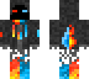 water vs fire | Minecraft Skin