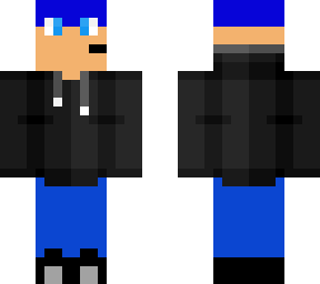 black gamer boy with some effects | Minecraft Skin
