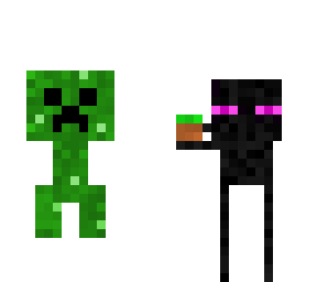 Minecraft Creeper And Enderman