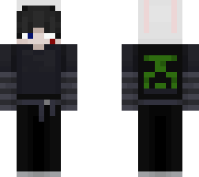 Emo creeper boy | Minecraft Skin