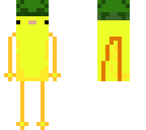 MetaAesthics Yellow Axolotl | Minecraft Skin