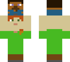 steve holding alex | Minecraft Skins