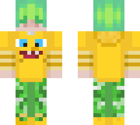 creeper spongebob | Minecraft Skin