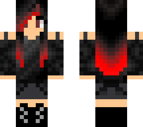 Goth red head | Minecraft Skin