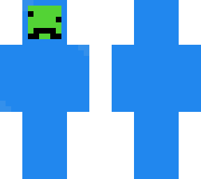 Green Mustachio'd fella wearing pajamas | Minecraft Skin