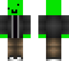 Lime guy with a jacket | Minecraft Skin