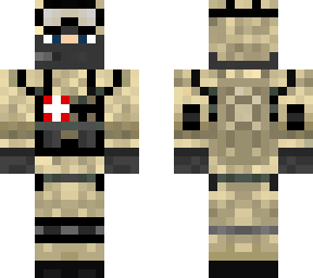 makeover swiss camo soldier | Minecraft Skin