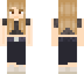 Rubia con flequillo | Minecraft Skin