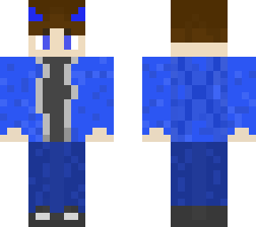 Blue devil boy | Minecraft Skin