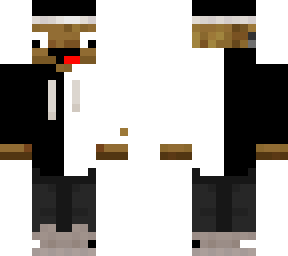zyph black whit fixed | Minecraft Skin
