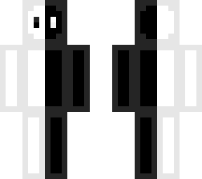 white and black outline | Minecraft Skins