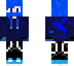 Blue Dragon teen by Luffler | Minecraft Skin