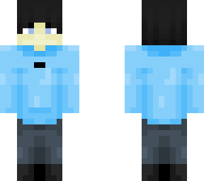 Boy with blue hoodie | Minecraft Skin