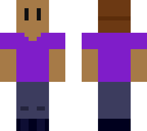 Cardboard Box Head | Minecraft Skin