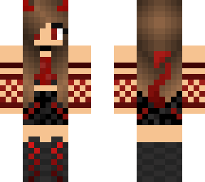 girl devil tail | Minecraft Skins