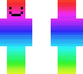 Rainbow Dude | Minecraft Skin