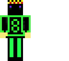 green 8 ball | Minecraft Skin