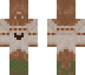 Highland cattle minotaur | Minecraft Skin