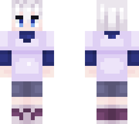 Blue Anime Eyes Minecraft Skins