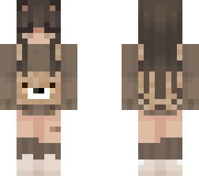 Teddy bear girl | Minecraft Skin